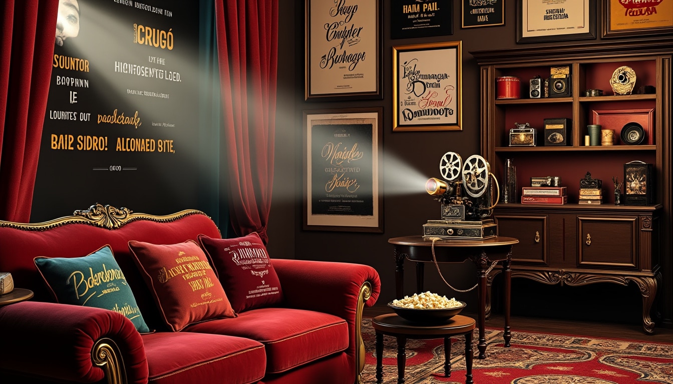 Réussir une décoration inspirée du cinéma