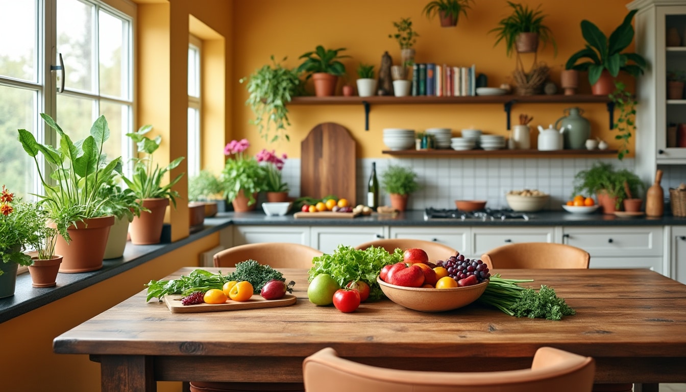 Créer une cuisine chaleureuse pour des repas en famille